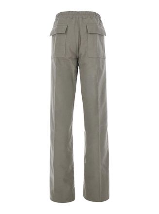 Rick Owens Mens Trousers Grey Cotton