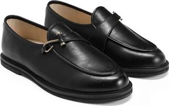 AlltheMen Mocassins Homme Cuir Slip on Loafers Casual Confort Leger Brogues Mariage Chaussures Bateau Noir 42