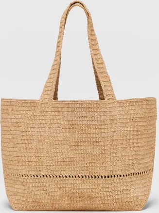 Maje Cabas Crochet&eacute; En Raphia - Beige - Maje