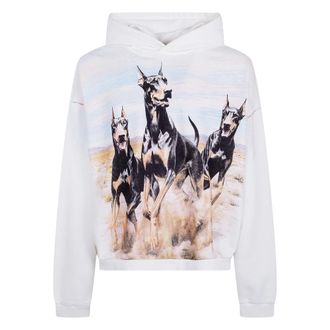 Represent Western Dobermans Hoodie - - Sweatshirts & Hoodies - Herren - Wei&szlig; - L