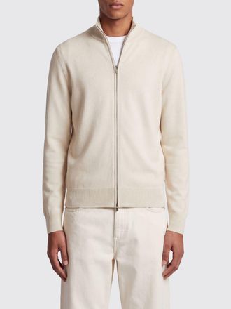 HUGO BOSS Cardigan coupe slim en pure laine vierge &agrave; col roul&eacute; zipp&eacute;