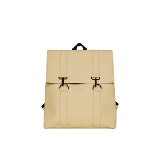 Rains Moderne Rucksack mit Laptopfach - - Bags - unisex - Beige - ONE SIZE