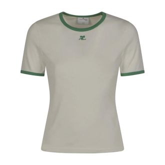 Courr&egrave;ges Damen, Oberteile, Beige, XSGr&ouml;&szlig;e