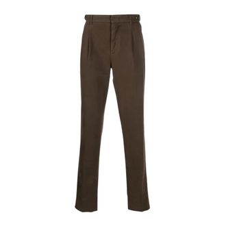PESERICO Waist-tab Baumwollhose - - Trousers - Herren - Braun - S
