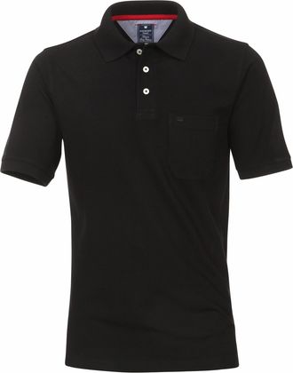 Redmond Polo-Shirt Uni 90 schwarz L