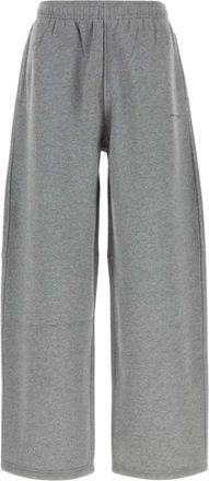 Alexander Wang Crystal Hotfix Mid-Rise Sweatpant - - Trousers - Herren - Grau - S