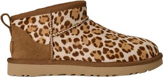 UGG Winterboots - W Classic Ultra Mini Plains - Gr. 36 (EU) - in Leopardfarben - f&uuml;r Damen