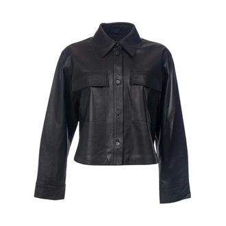 Max Mara Hemdjacke - - Jackets - Damen - Schwarzk - XS
