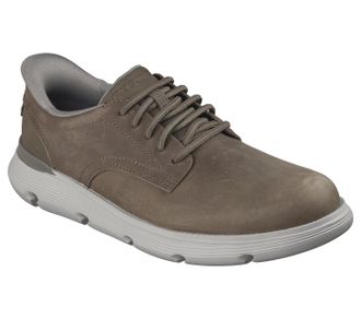 Skechers Garza Duran Herren-Sneaker, Dunkeltaupe, Gr&ouml;&szlig;e 45