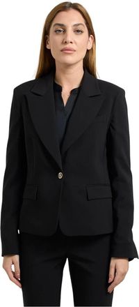 Fracomina Femme, Vestes, Noir, Taille: 42 FR Veste Courte Noire Femme