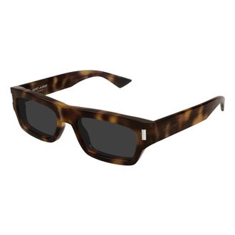 Saint Laurent SL 837 Rechteckige Sonnenbrille - - Accessories - Herren - Braun - 54 MM