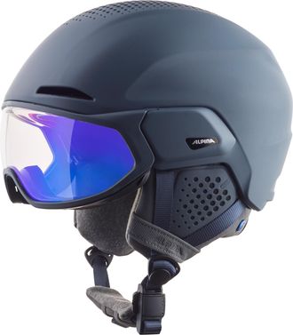 Alpina Alpina Unisex - Erwachsene, Alto V Visierhelm, Ink matt, 51-55 cm
