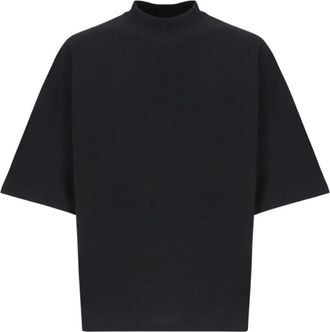 Jil Sander Homme, Tops, Noir, Taille: L T-Shirt Oversize