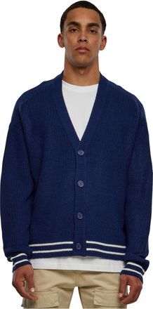 Urban Classics Herren Sporty Boxy Cardigan 4XL spaceblue