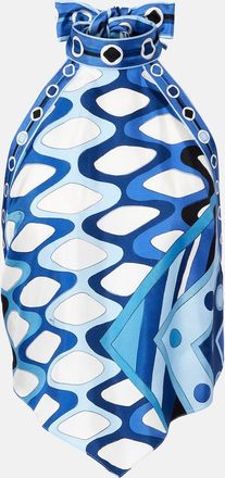 Pucci Bedrucktes Top aus Seide