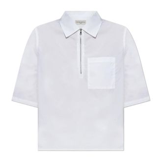 Officine Générale Femme, Blouses et Chemises, Blanc, Taille: 38 FR Chemise avec poche