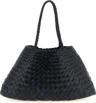 Dragon Diffusion Geflochtene Leder-Tragetasche - - Bags - Damen - Blau - ONE SIZE