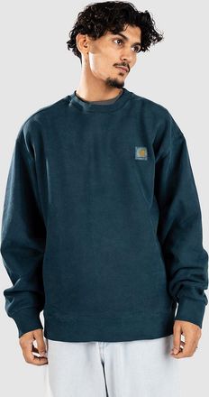 Carhartt Work in Progress Vista Sweater deep lagoon garment dyed