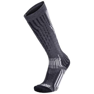 UYN Damen Ski Cashmere Socken, Grey Stone/Pearl, 34 EU