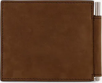 Tom Ford Mens Wallet Brown Nubuck Suede & Cardholders