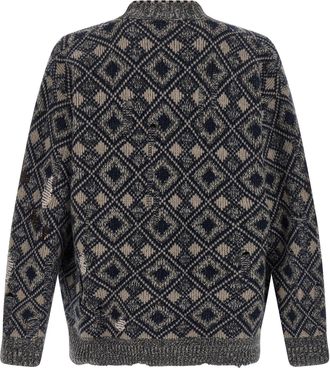 Wales Bonner Cardigan - Navy