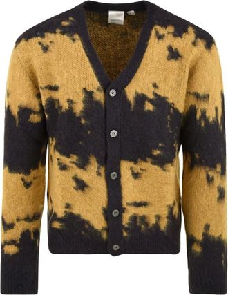 Gramicci Mohair Splatter Cardigan - - Knitwear - Herren - Mehrfarbig - L