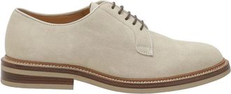Brunello Cucinelli Homme, Chaussures, Beige, Taille: 42 EU Derby en daim