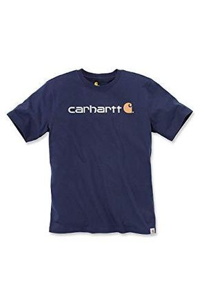 Carhartt Work in Progress Core Logo T-Shirt S/S - T-Shirt, Marineblau, XS