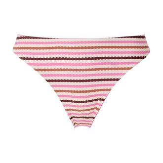 Brigitte Bardot Slip de bain r&eacute;versible rose Voyageuse