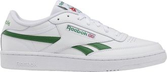 Reebok Unisex Club C Revenge Sneaker,Ftwwht Glegrn Ftwwht,34 EU