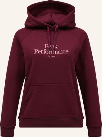 Peak Performance Hoodie rot