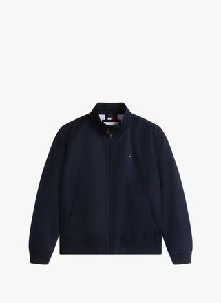 Tommy Hilfiger Blouson Harrington &agrave; logo brod&eacute; en coton