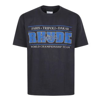 Rhude Chrono T-Shirt - - Tops - Herren - Schwarzk - L