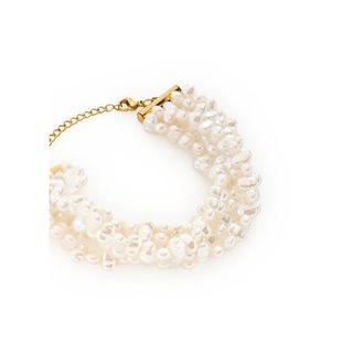 Au Printemps Paris Multi -Rangs - Weißes Armband