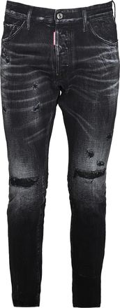 Dsquared2 Straight Leg Jeans - Schwarz