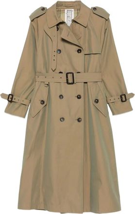 L'Impermeabile blazer ceinturé à boutonnière croisée - Vert