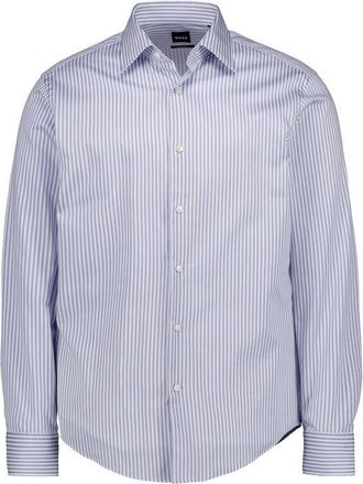 HUGO BOSS Herren Hemd blau gestreift