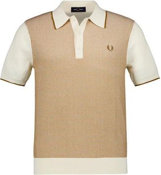 Fred Perry Herren Polo-Shirt wei&szlig;