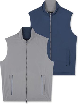 Paul & Shark Homme, Vestes, Gris, Taille: L Reversible Typhoon Platinum Vest