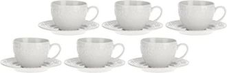 La Porcellana Bianca Set mit 6 Espressotassen Sognante