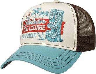 Stetson Casquette Trucker Tiki Lounge Femme/Homme - curved brim cap de baseball snapback avec visi&egrave;re, Snapback, visi&egrave;re Hiver Automne Printemps &Eacute;t&eacute; printemps