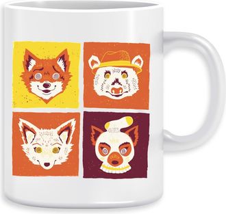 Vendax Fantastic Mr. Fox Kaffeebecher Becher Tassen Ceramic Mug Cup