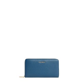 Coccinelle Femme, Accessoires, Bleu, Taille: ONE Size Zip Coin Wallet