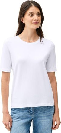 Cecil Damen Basic Rundhals T-Shirt