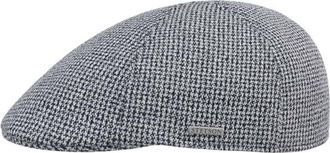 Stetson Casquette Texas Cotton Jersey Homme - Made in The EU en Coton Gavroche avec Visiere Ete Printemps-ete - S (54-55 cm) Bleu Fonce