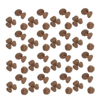 NUOBESTY 200 St&uuml;ck Rustikale Kleiner Eichelkappen Aus Naturholz Bastelbedarf F&uuml;r Selbstgemacht Herbst Und Weihnachtsdeko Vasenf&uuml;ller Und Tischdekoration F&uuml;r He