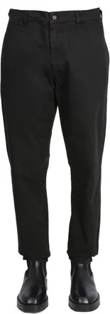 Aspesi Cotton Chino Trousers - Black