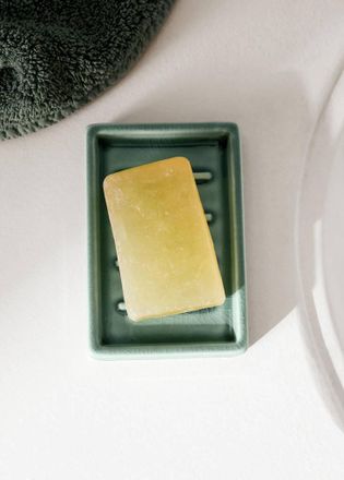 Mango Porte-savon en c&eacute;ramique craquel&eacute;e vert d&acute;eau - Home - Taille unique - MANGO HOME