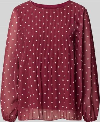 Zabaione Loose Fit Bluse mit Plisseefalten Modell Ka44na