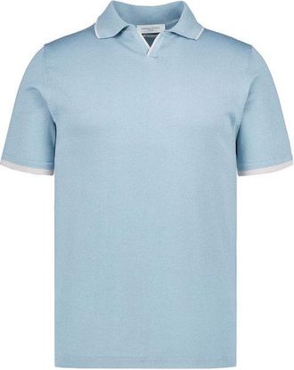 Daniele Fiesoli Herren Polo-Shirt blau